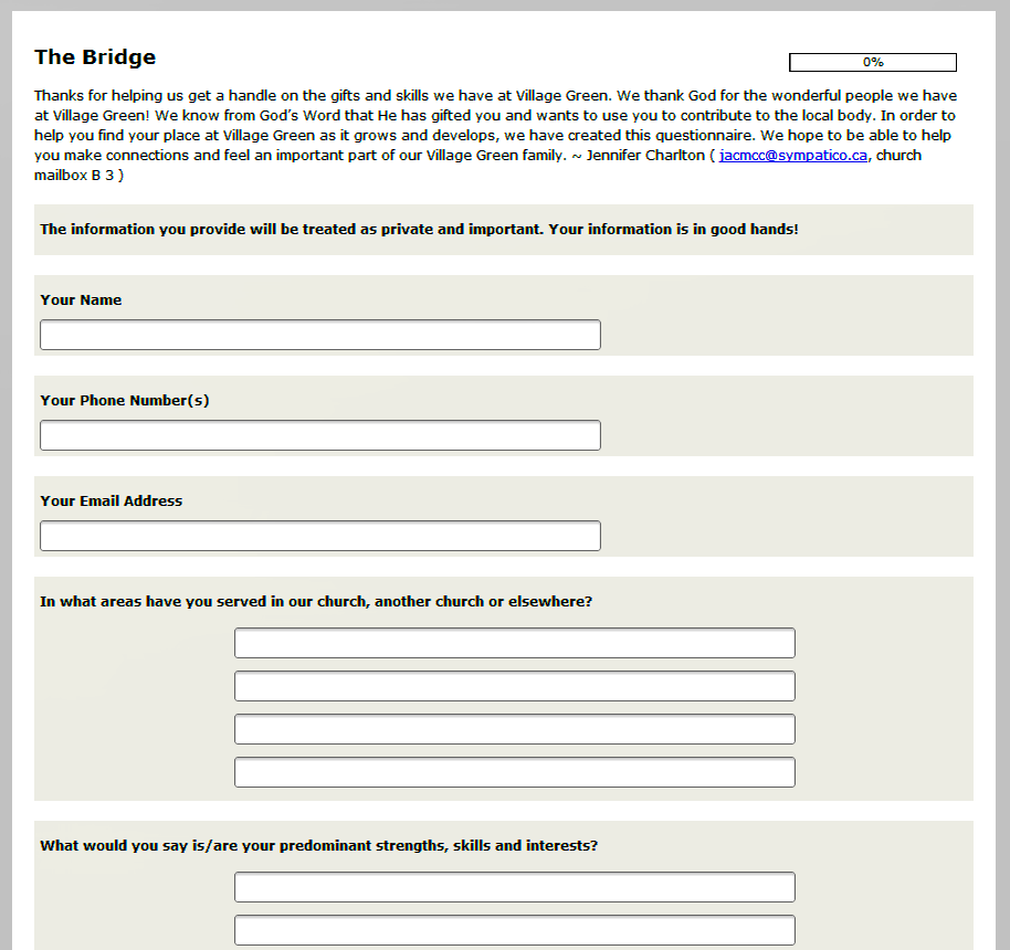 bridge-survey – Village Green Community Church